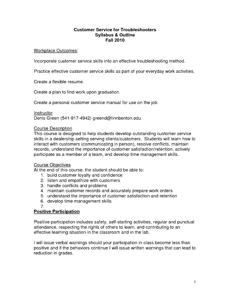 Customer Service Resume Skills Free Samples Examples Format Customer Service Resume Skills Free Samples Examples Format