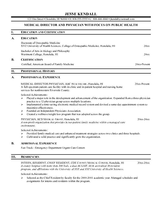Medical Physician Resume Sample Free Samples Examples Format Medical Physician Resume Sample Free Samples Examples Format